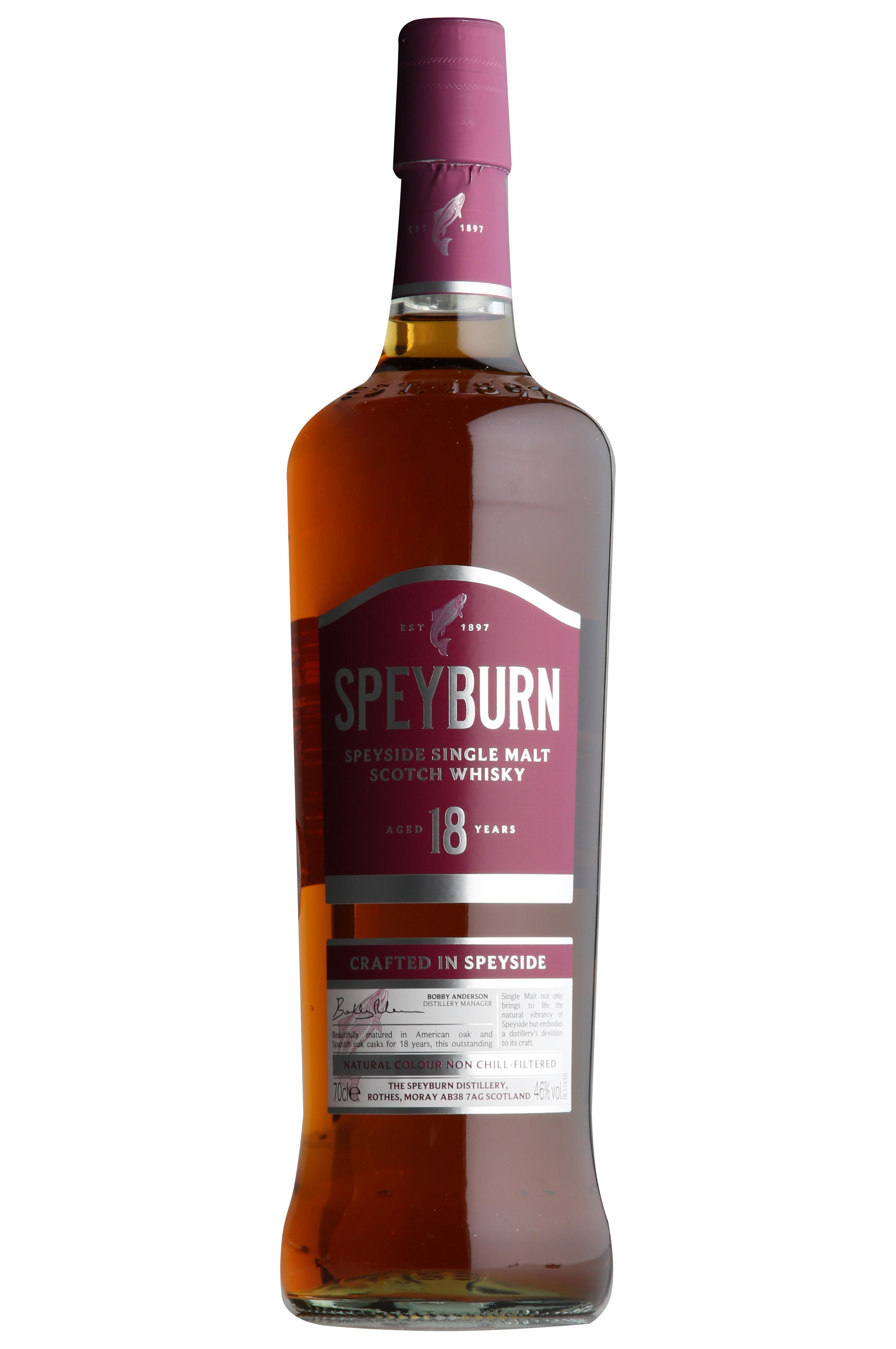 Buy Speyburn 18-Year-Old, Speyside, Single Malt Scotch Whisky, (46.0% ...