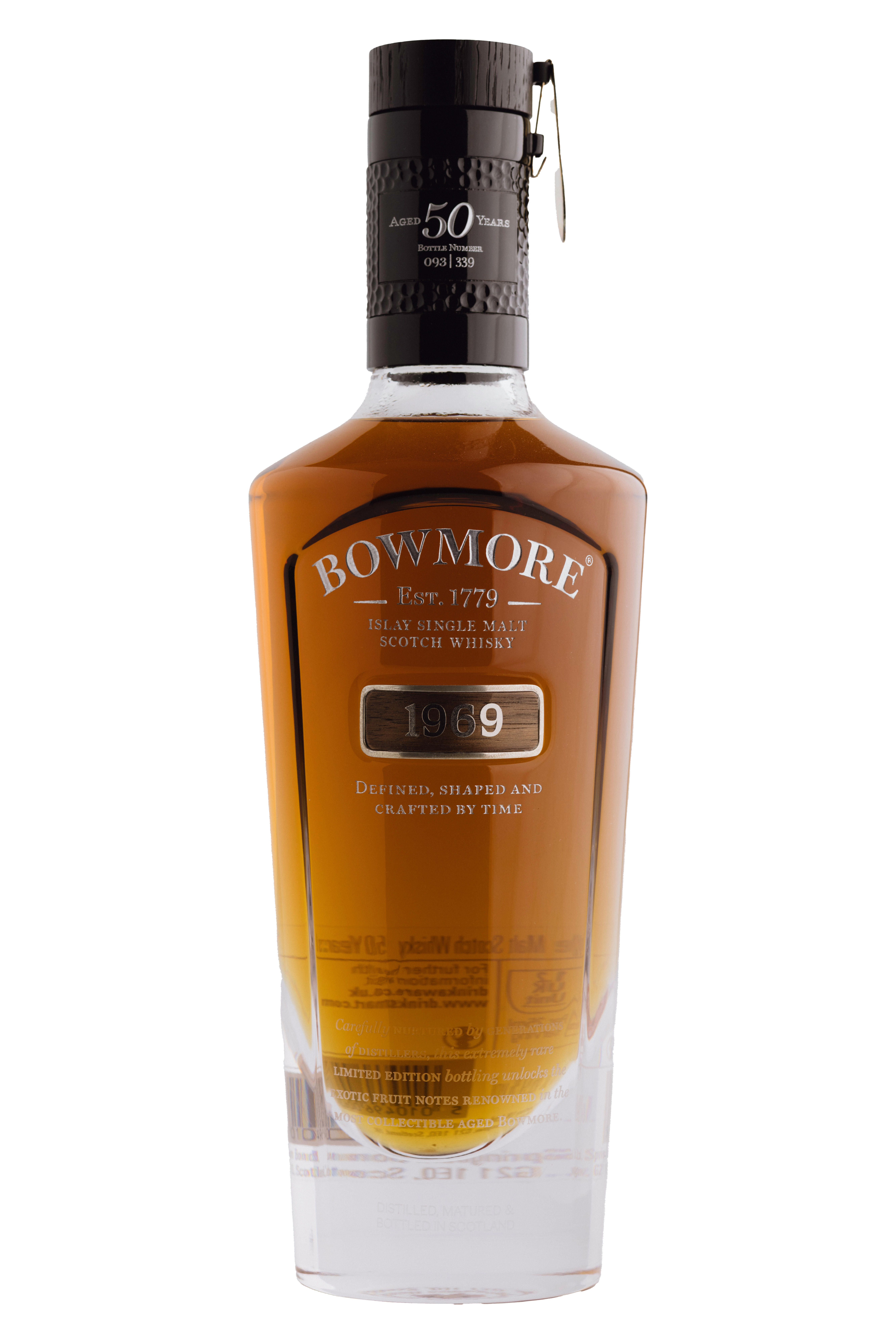 Buy 1969 Bowmore, 50-Year-Old, Islay, Single Malt Scotch Whisky (46.9% ...