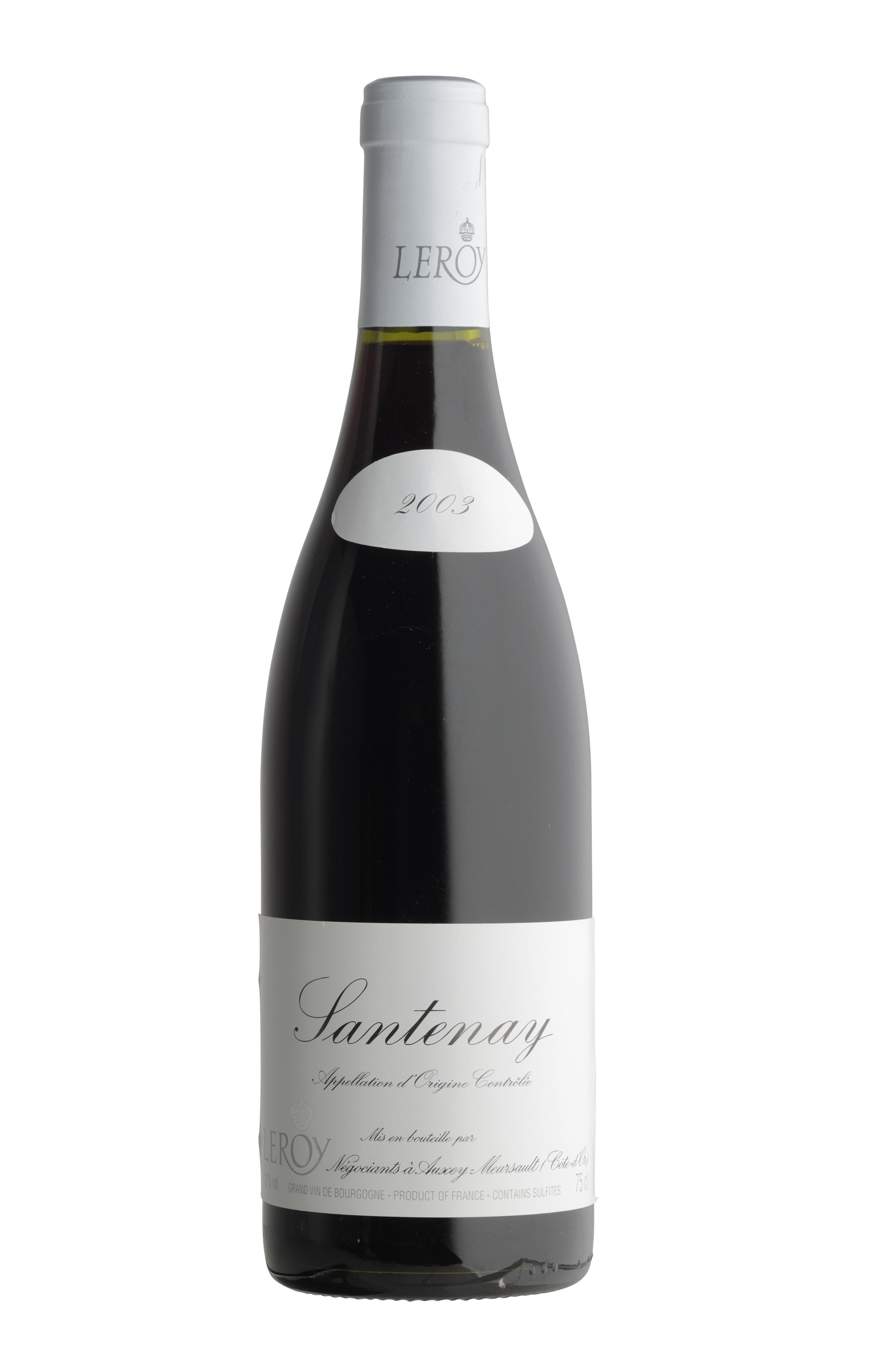 Buy 2003 Santenay, Maison Leroy, Burgundy (2021 Release) Wine - Berry ...