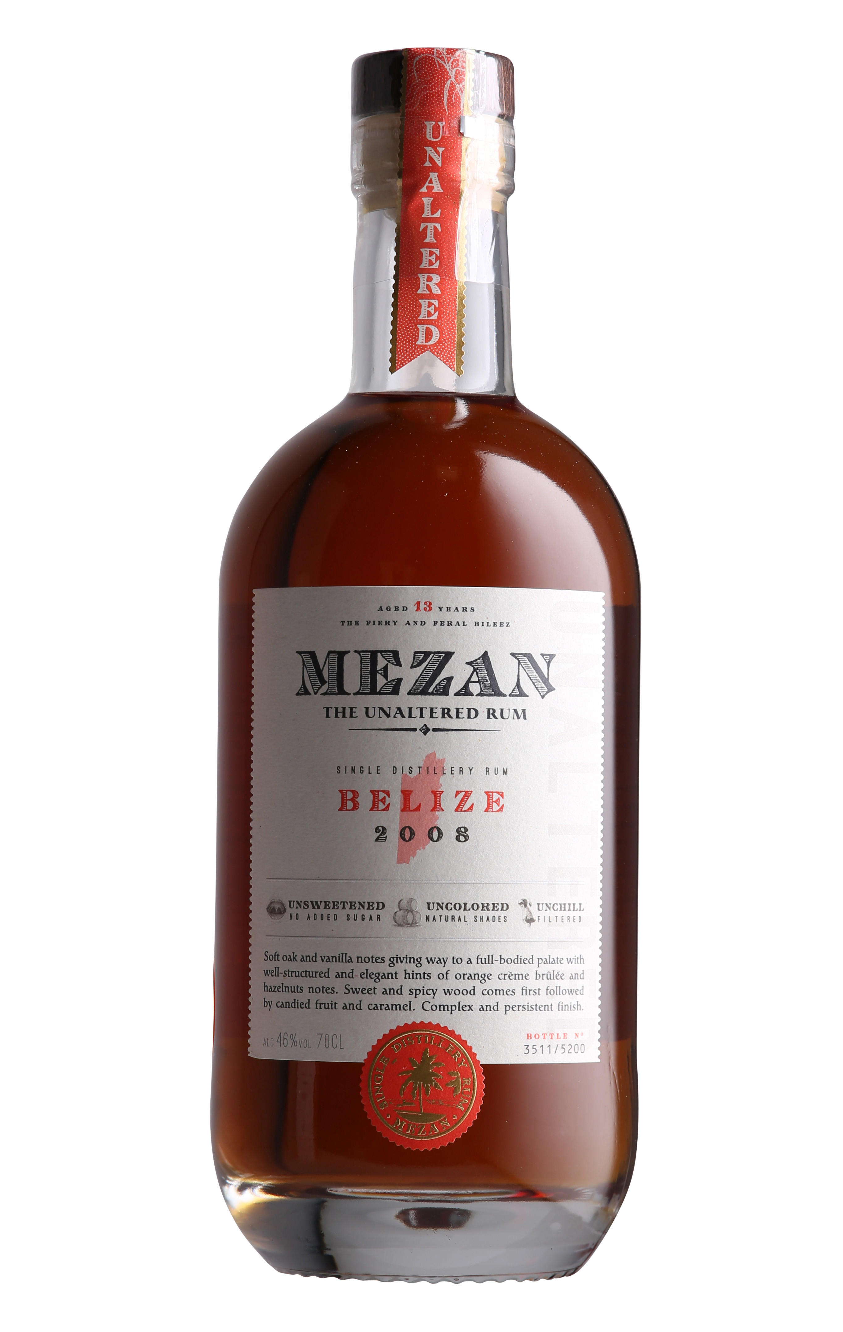 Buy 2008 Mezan, 13-Year-Old, Rum, Belize (46%) 20088179416 - Berry Bros ...