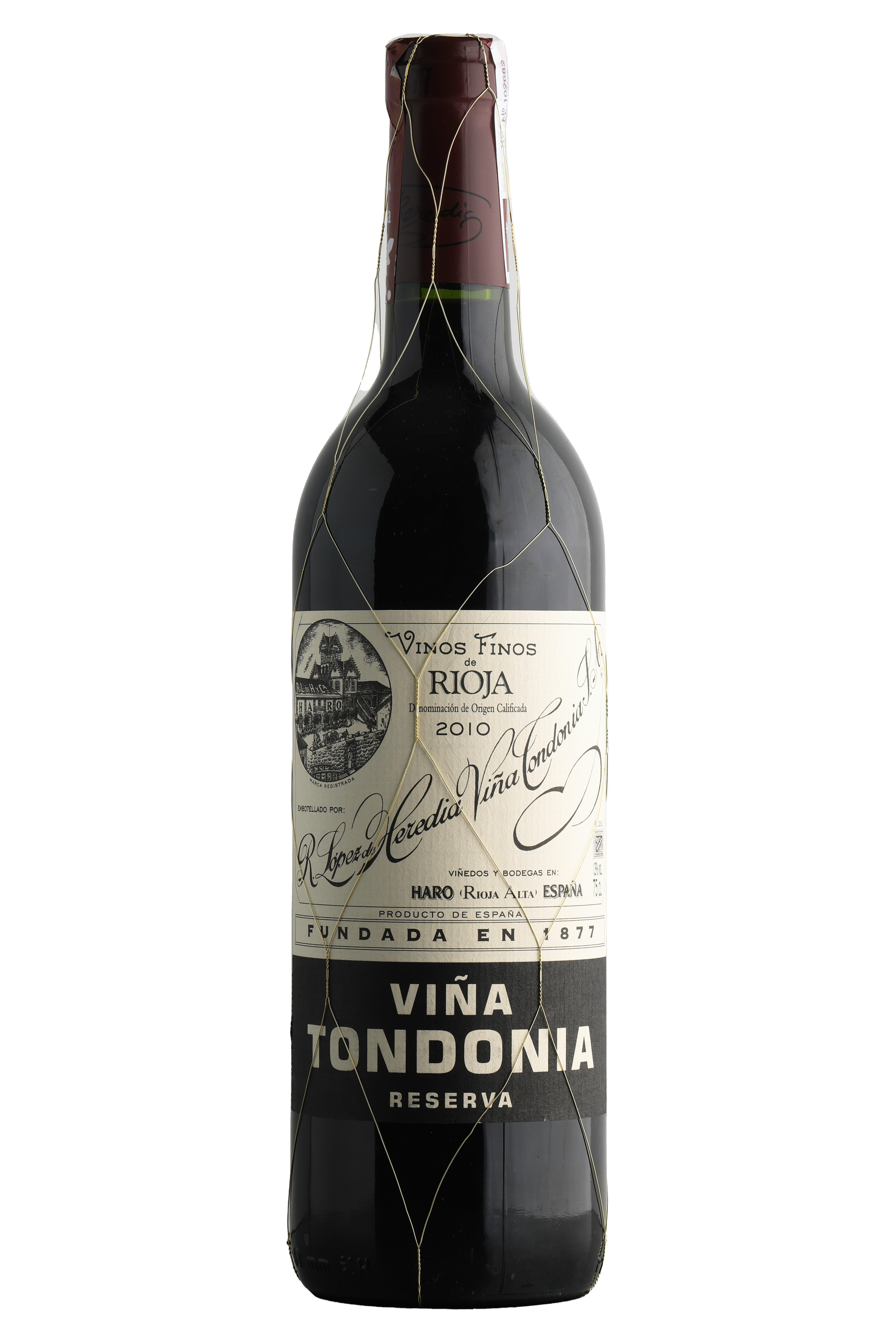 Buy 2010 Viña Tondonia Tinto, Reserva, Bodegas R. López de Heredia ...