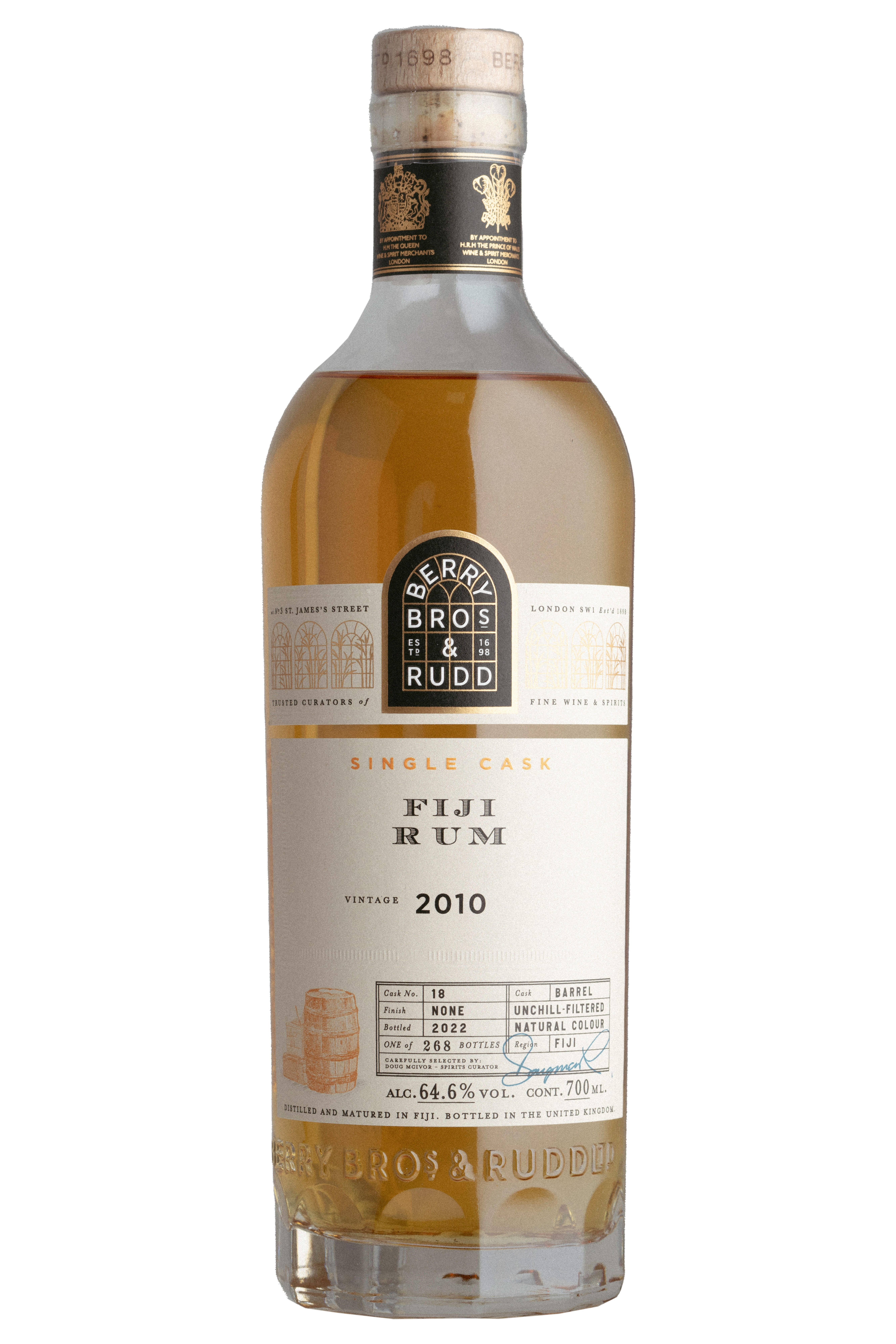 Buy 2010 Berry Bros. & Rudd Fiji Rum, Cask Ref. 18 (64.6%) 20108068626 ...