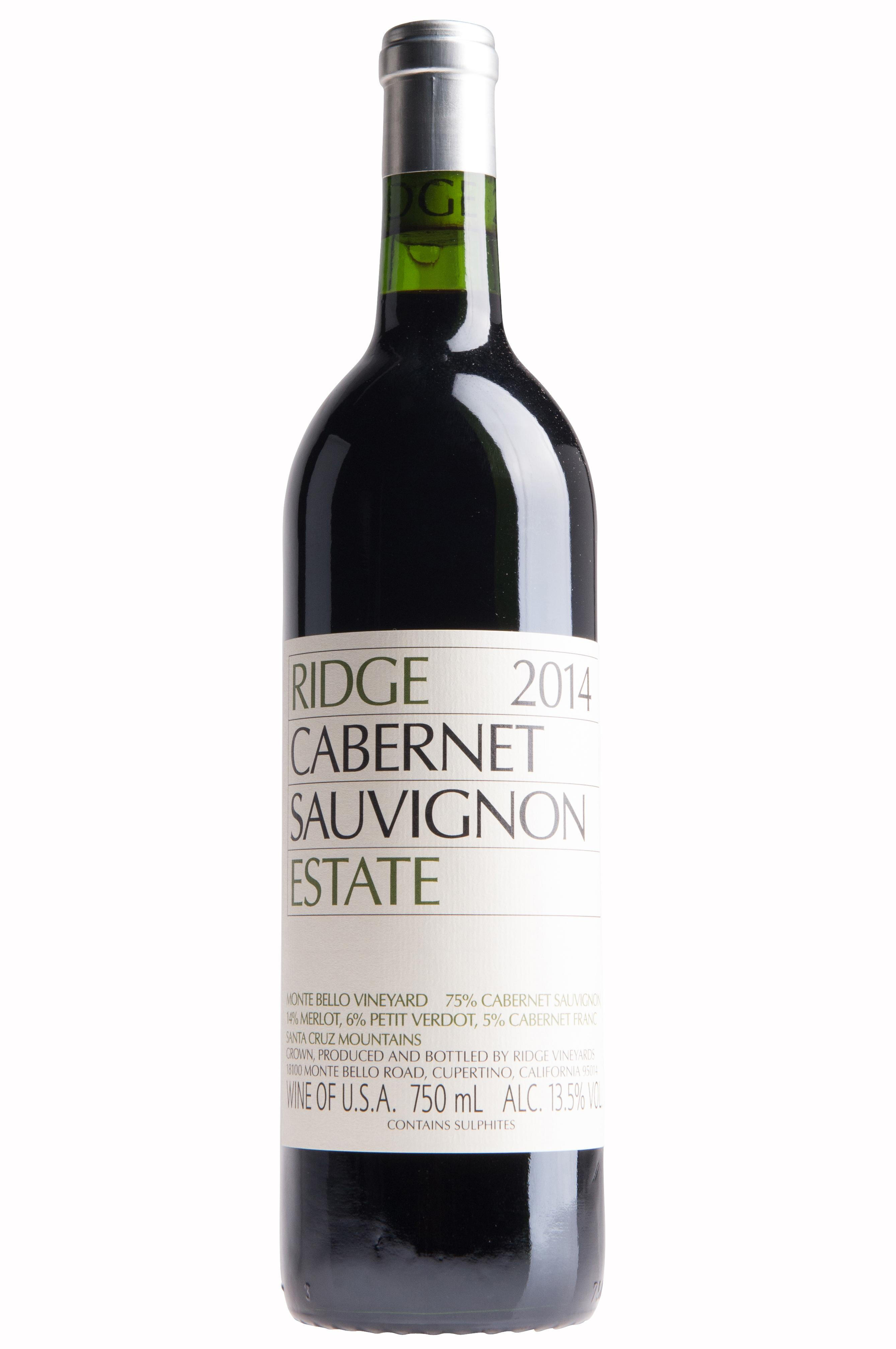 Buy 2014 Ridge Vineyards, Estate Cabernet Sauvignon, Santa Cruz ...