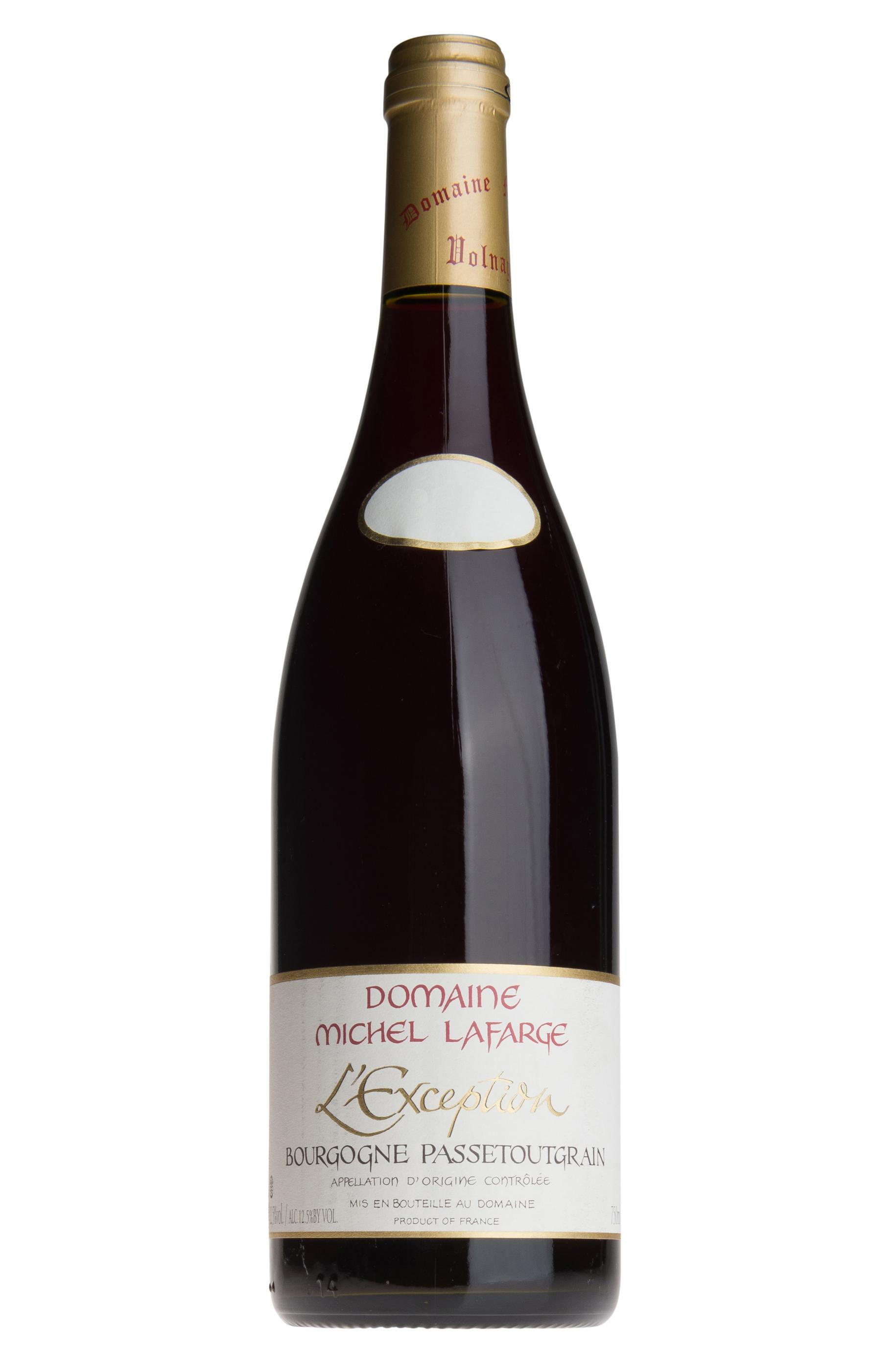 Buy 2015 Bourgogne Passetoutgrain, L'Exception, Domaine Michel Lafarge ...