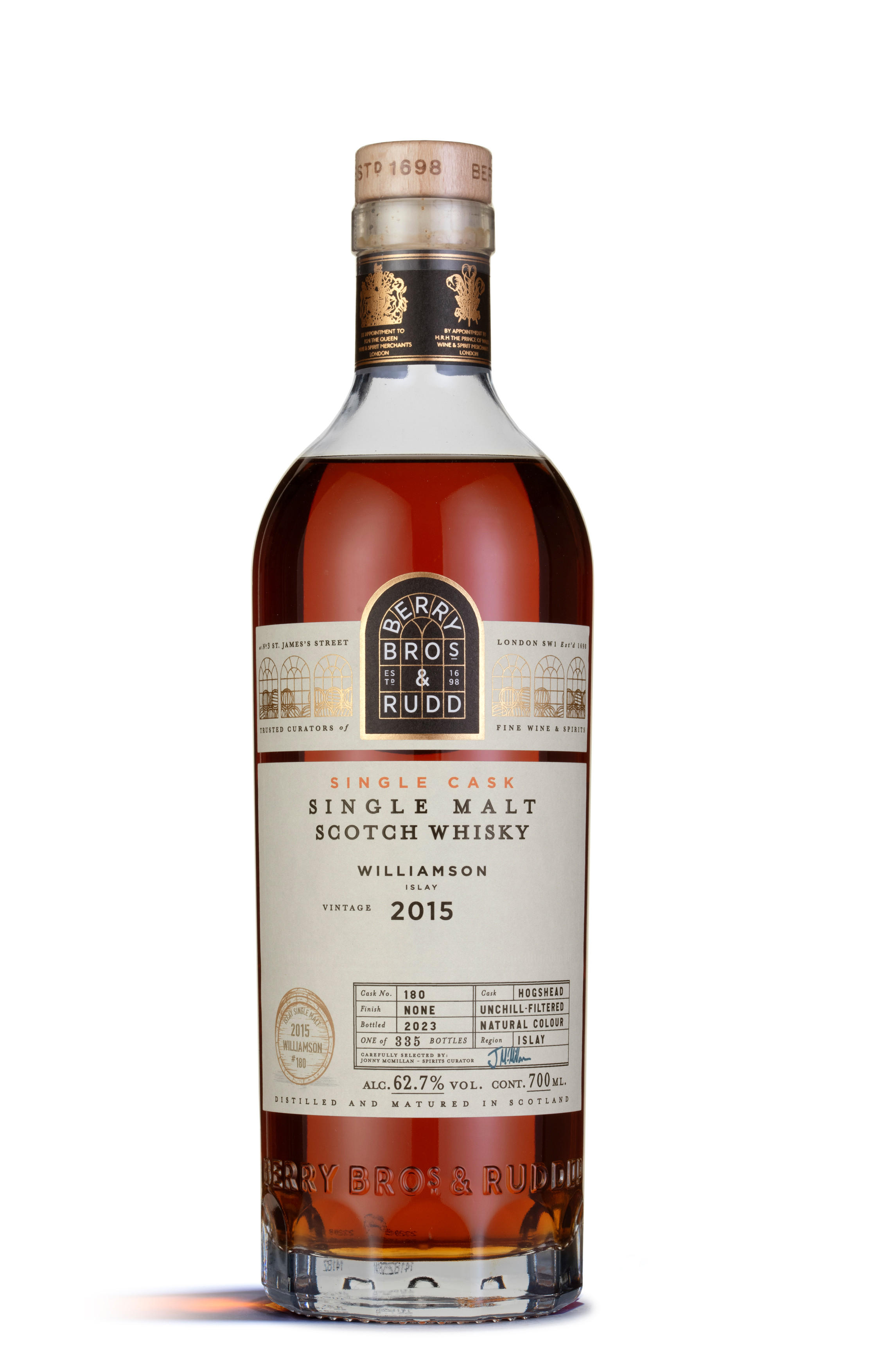 Buy 2015 Berry Bros. & Rudd Williamson, Cask Ref. 180, Islay, Single ...