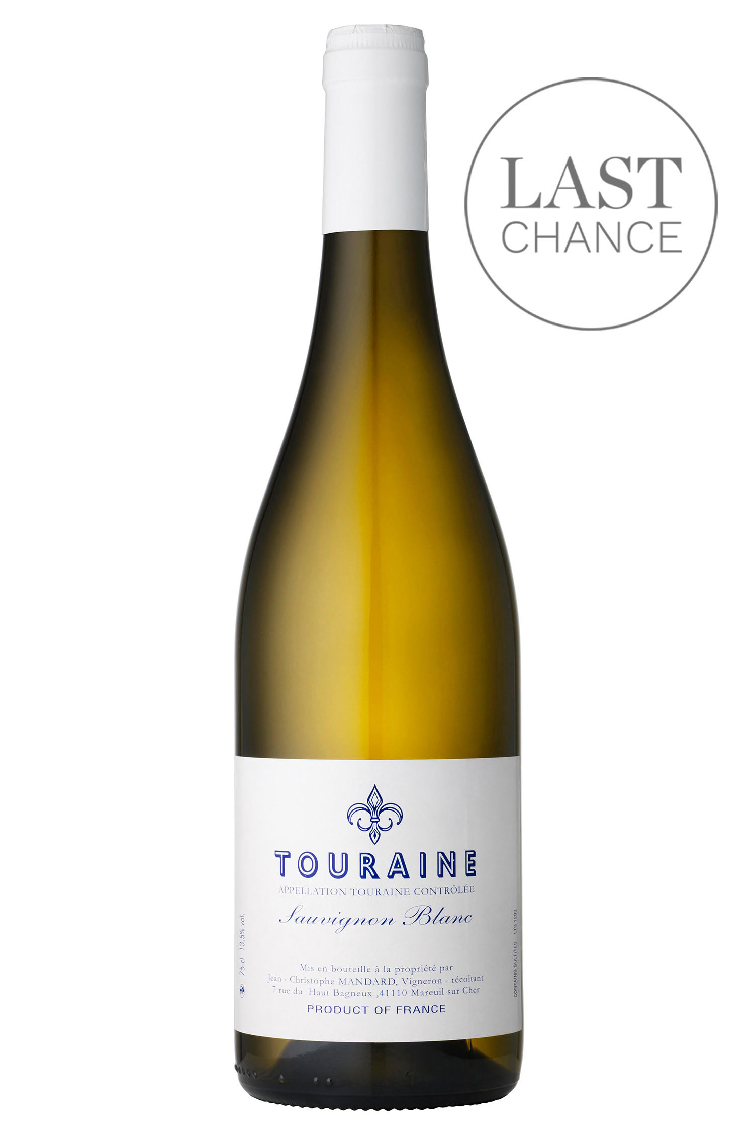 Buy 2019 Sauvignon de Touraine, Jean-Christophe Mandard, Loire Wine ...
