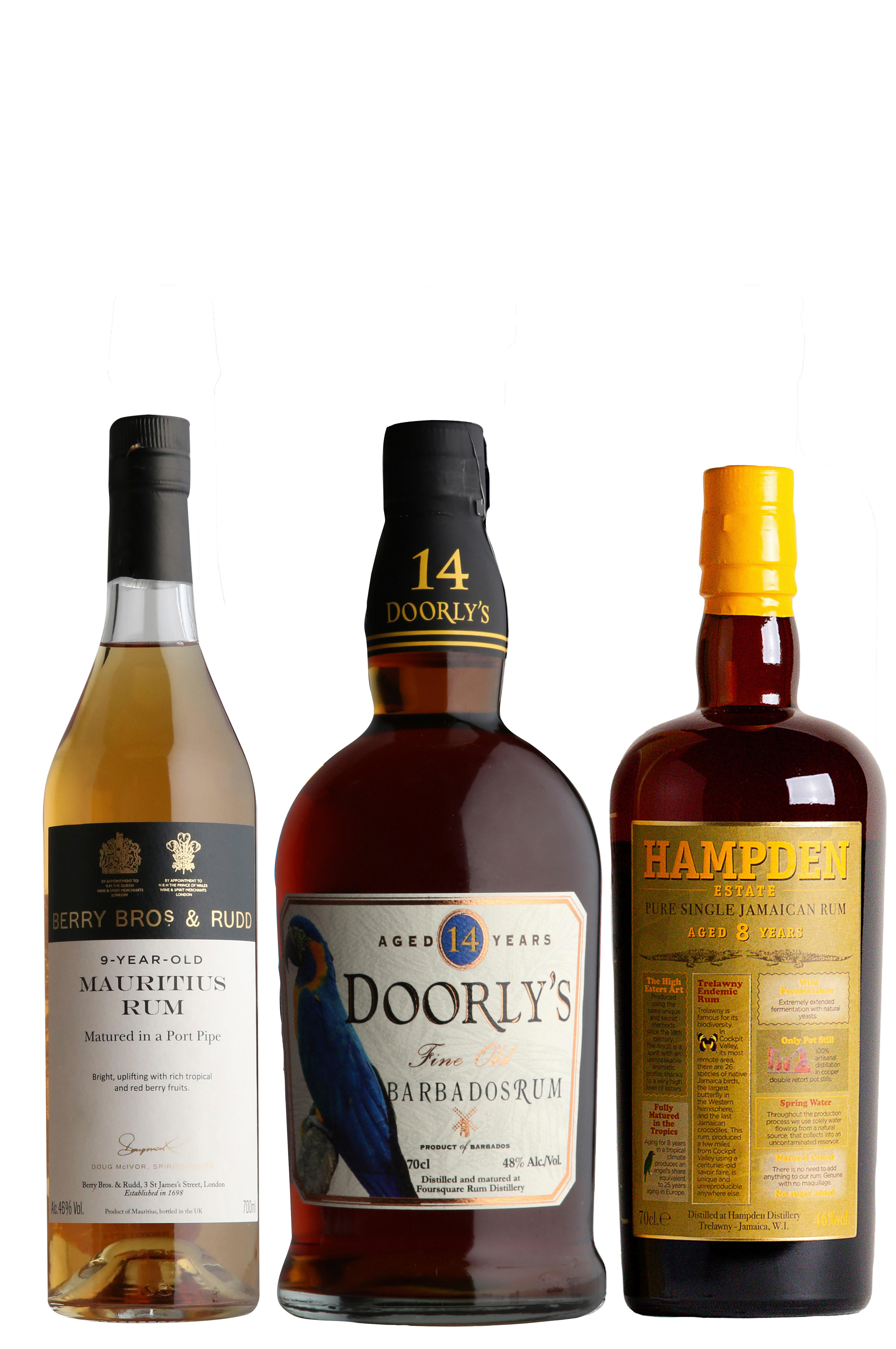 Buy Rum Selection, 3-Bottle Mixed Case 90050000341 - Berry Bros. & Rudd