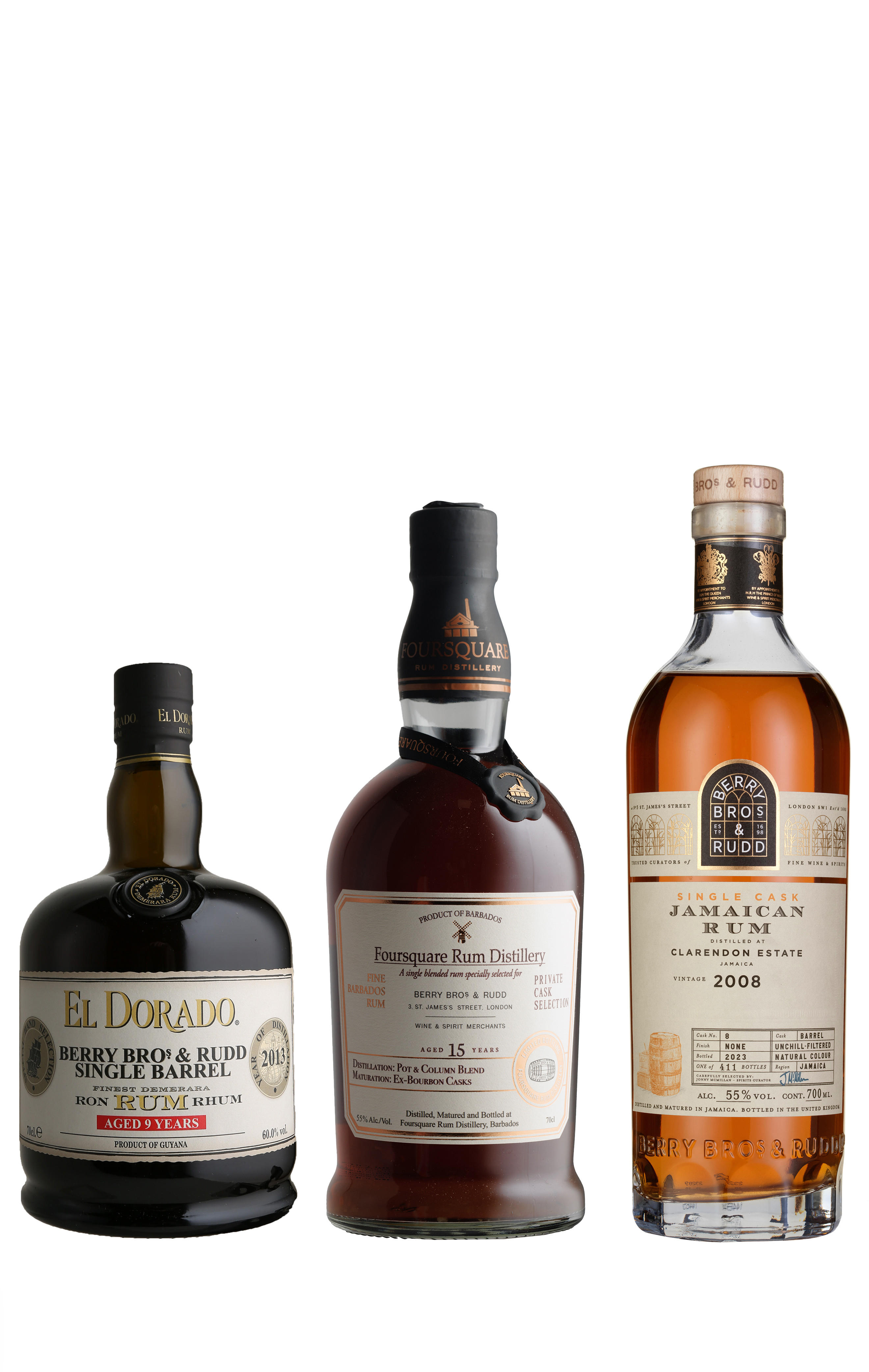 Buy Fine Rum Discovery, Three-Bottle Mixed Case 90050000584 - Berry ...