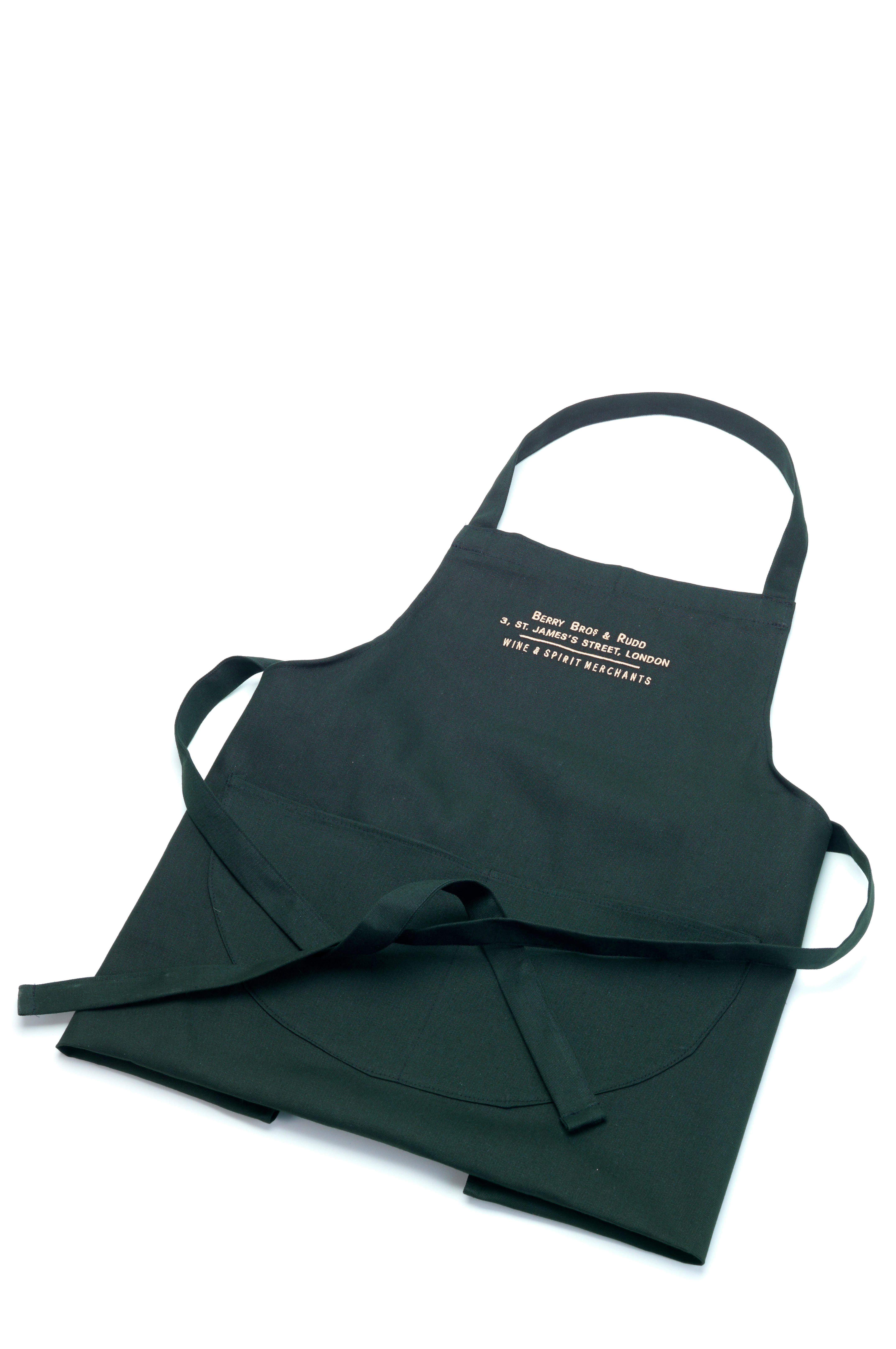 Buy Berrys' Bespoke Apron, Green 90066000197 - Berry Bros. & Rudd